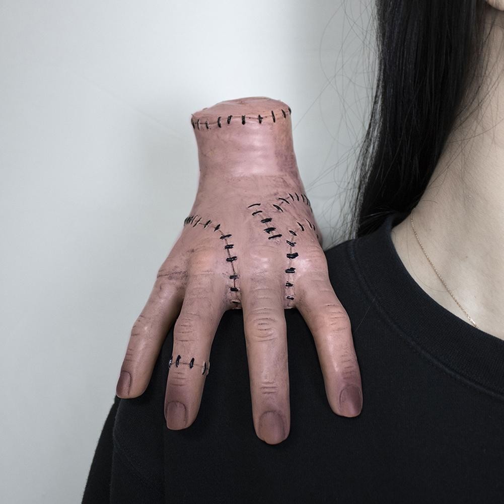 Horror Wednesday Thing Hand From Addams Family Cosplay Latex Figurine ...