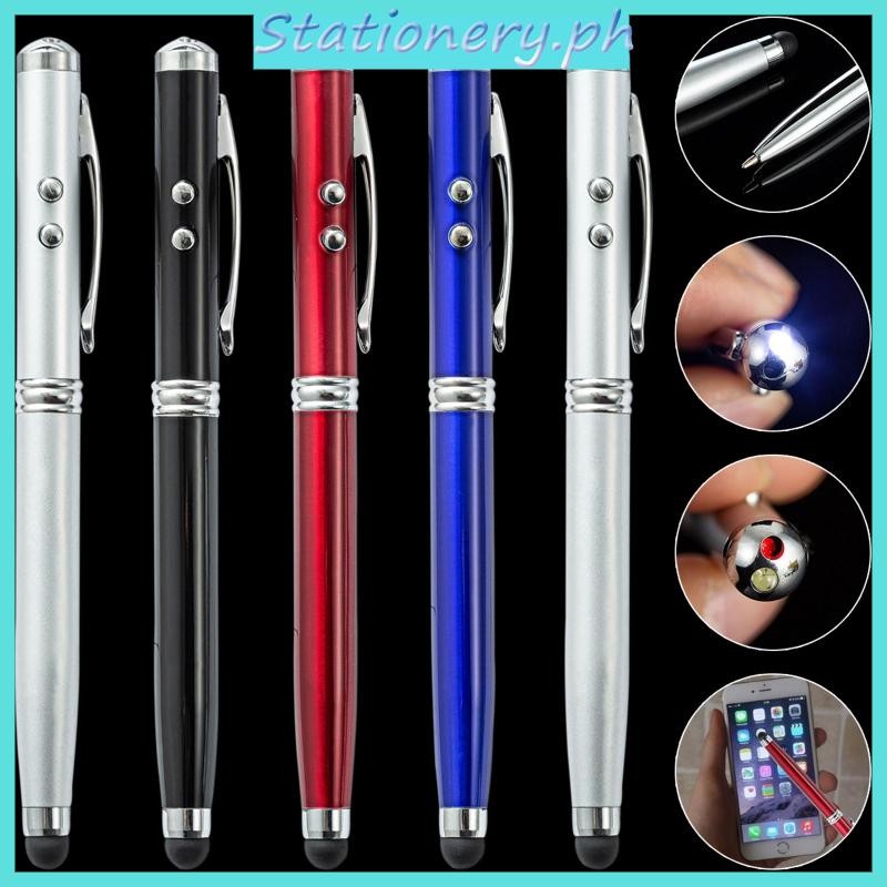 Stat 4 in 1 Capacitive Stylus Ballpoint Pen LED Light Infrared for ...