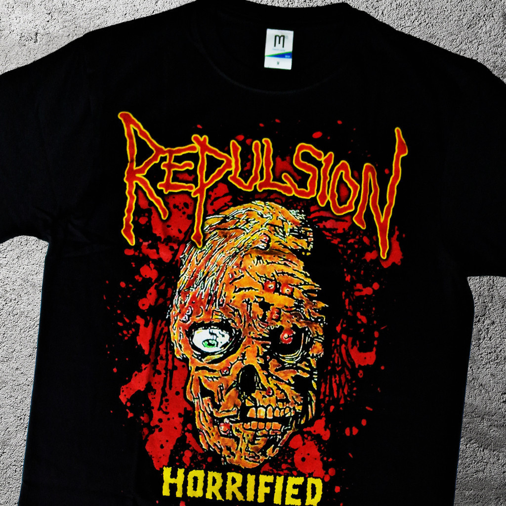 【TOP】 REPULSION BAND T-SHIRT - HORROFIED | Shopee Philippines