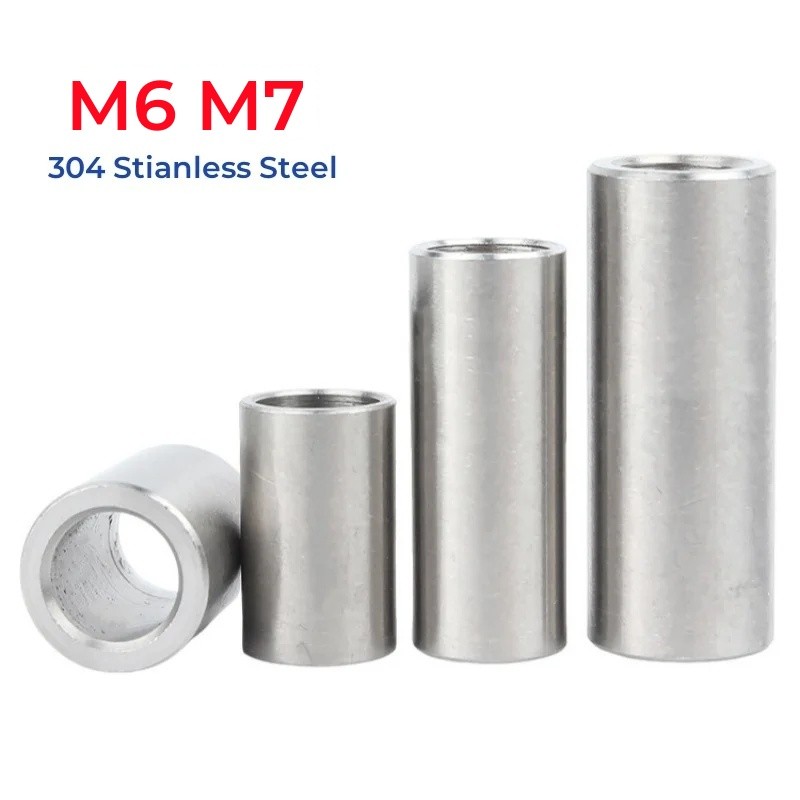 M6 M7 304 Stianless Steel Bushing Lengthen Washer Sleeve Unthreaded ...