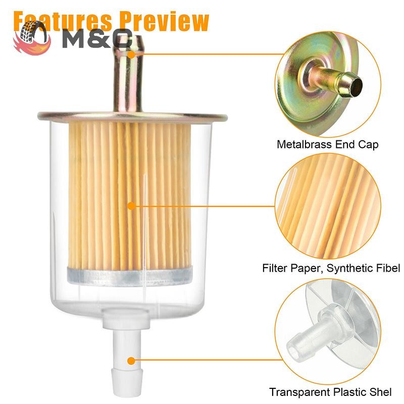 TCPH 1Pcs Filter Extra Large Fuel Filter Universal RV Inline Fuel Line ...