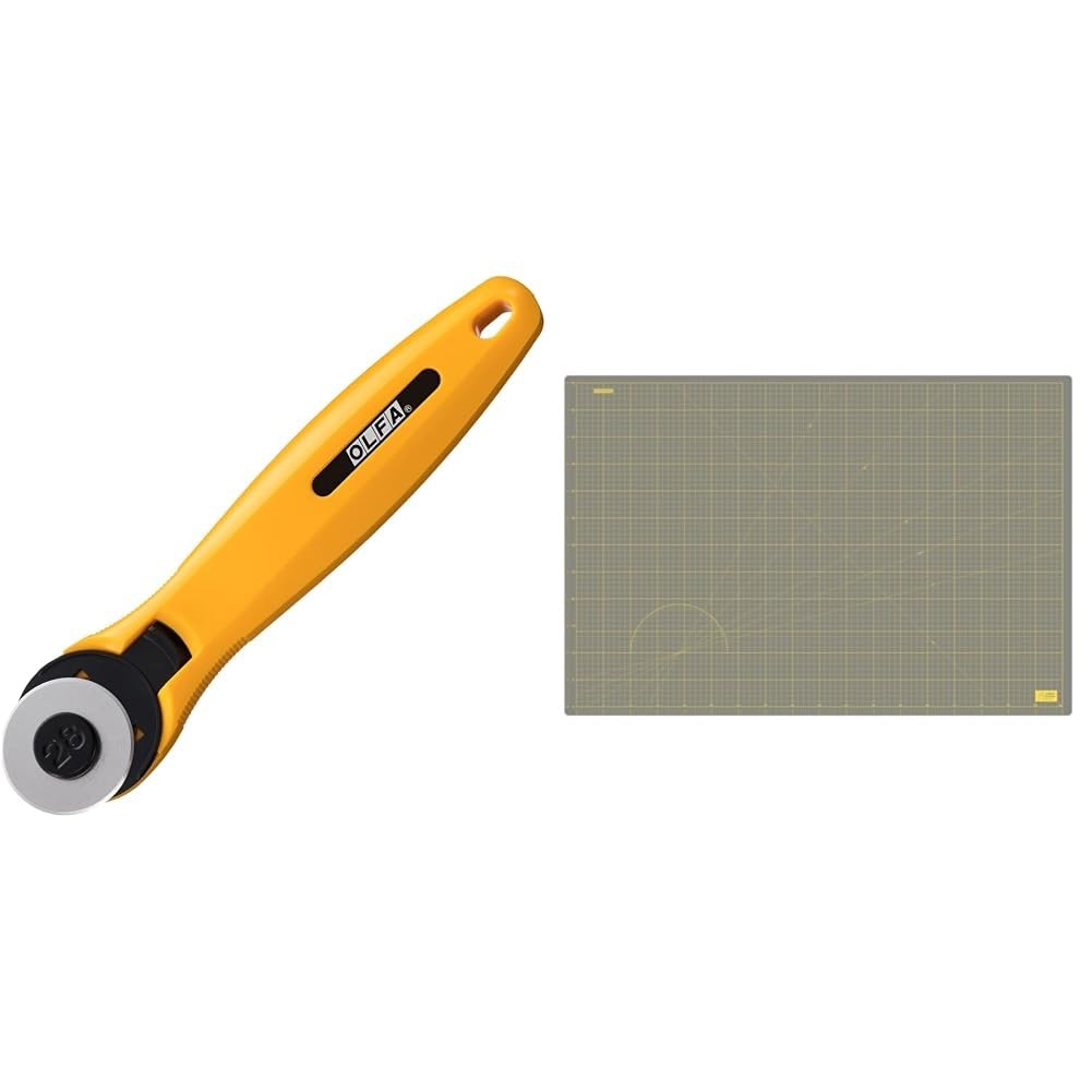 OLFA Rotary Cutter Set - LL Model and 28mm Circular Blade Cutter ...