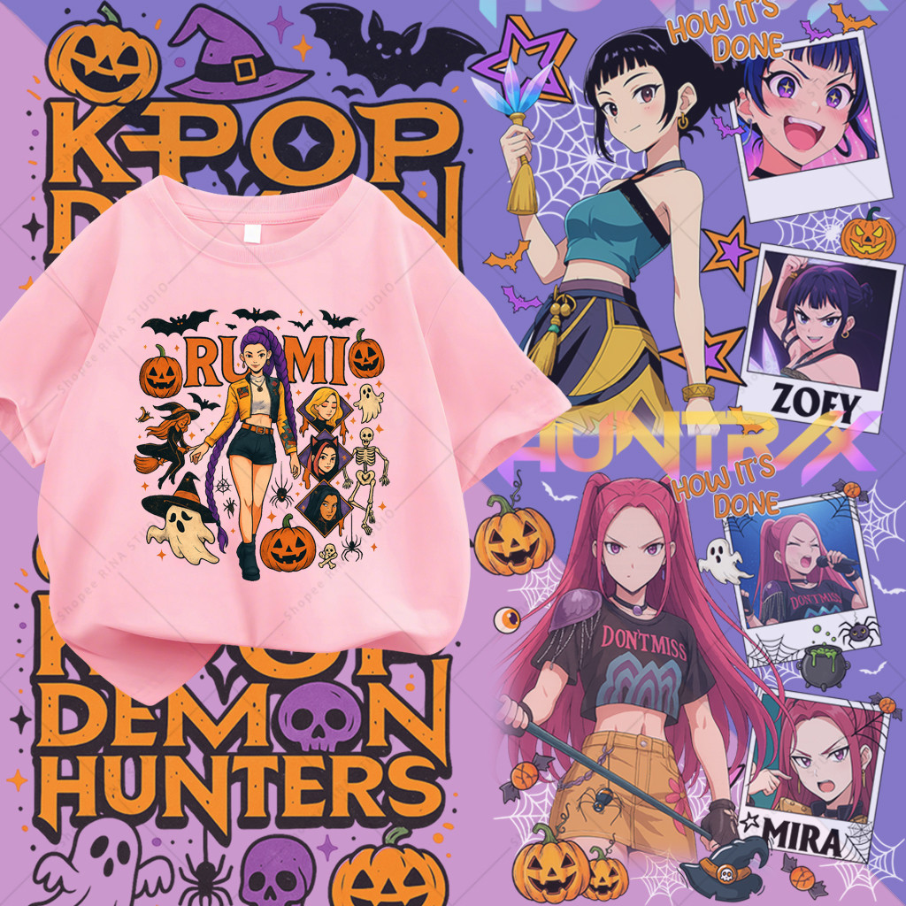 COD RINA STUDIO 2025 Kpop Demon Hunters Halloween new family set, short ...