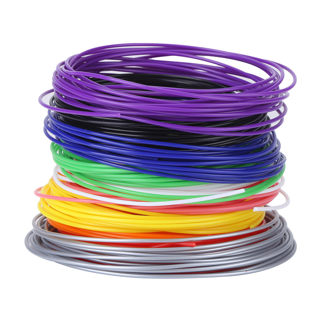 Vibrant 10 Color PCL Filament Refill Pack for 3D Printing Pen Low ...
