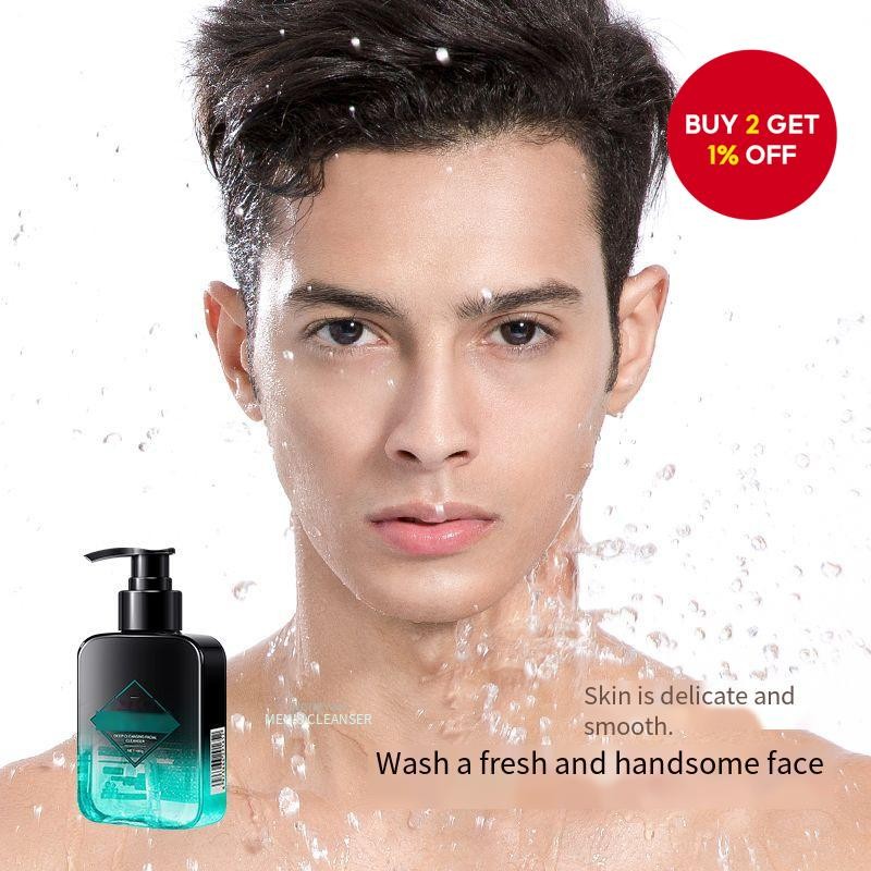 Rongyao Men's Facial Cleanser: Oil Control, Moisturizing, Deep ...