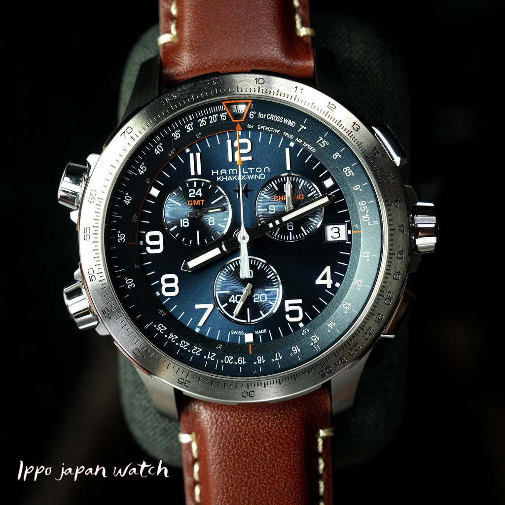 JDM WATCH ★Hamilton H77922541 Khaki Aviation X-Wind GMT Timing Quartz ...