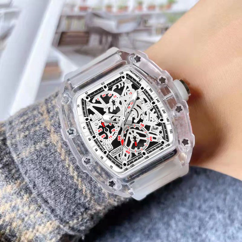 ZIDO Brand Casual Fashion Sports Fully Automatic Quartz Hollow Luminous ...