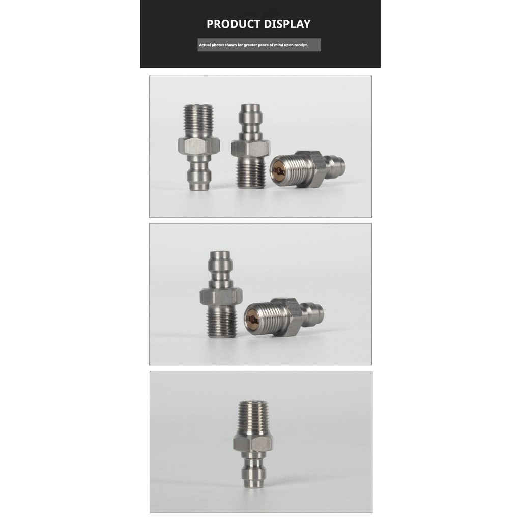 Stainless Steel Spring Check Valve - 8MM Quick Connect Male, M10x1/NPT ...