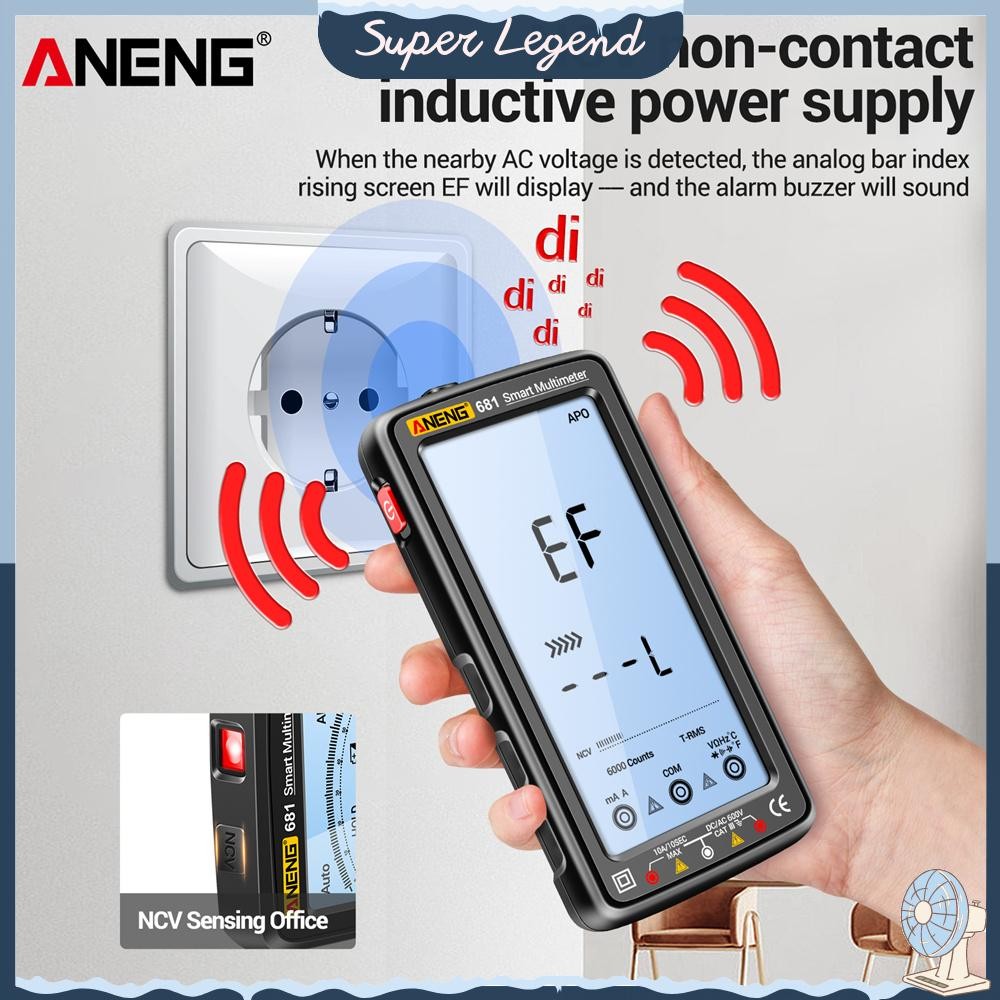 ANENG Smart Digital Multimeter Anti-burn Electrical Capacitance Meter ...