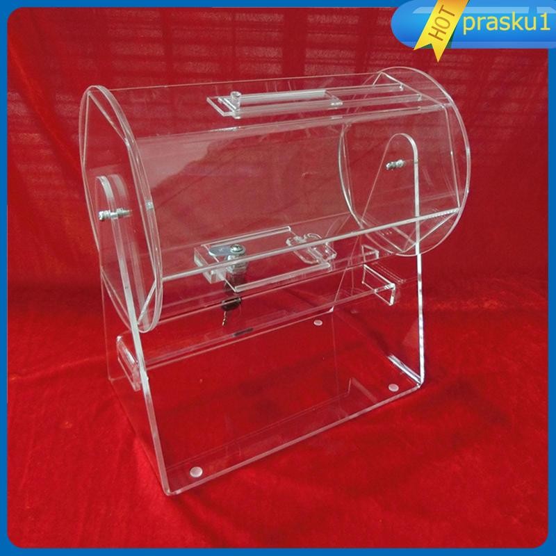 [Prasku1] Acrylic Raffle Drum Award Machine Professional Raffle Drawing ...