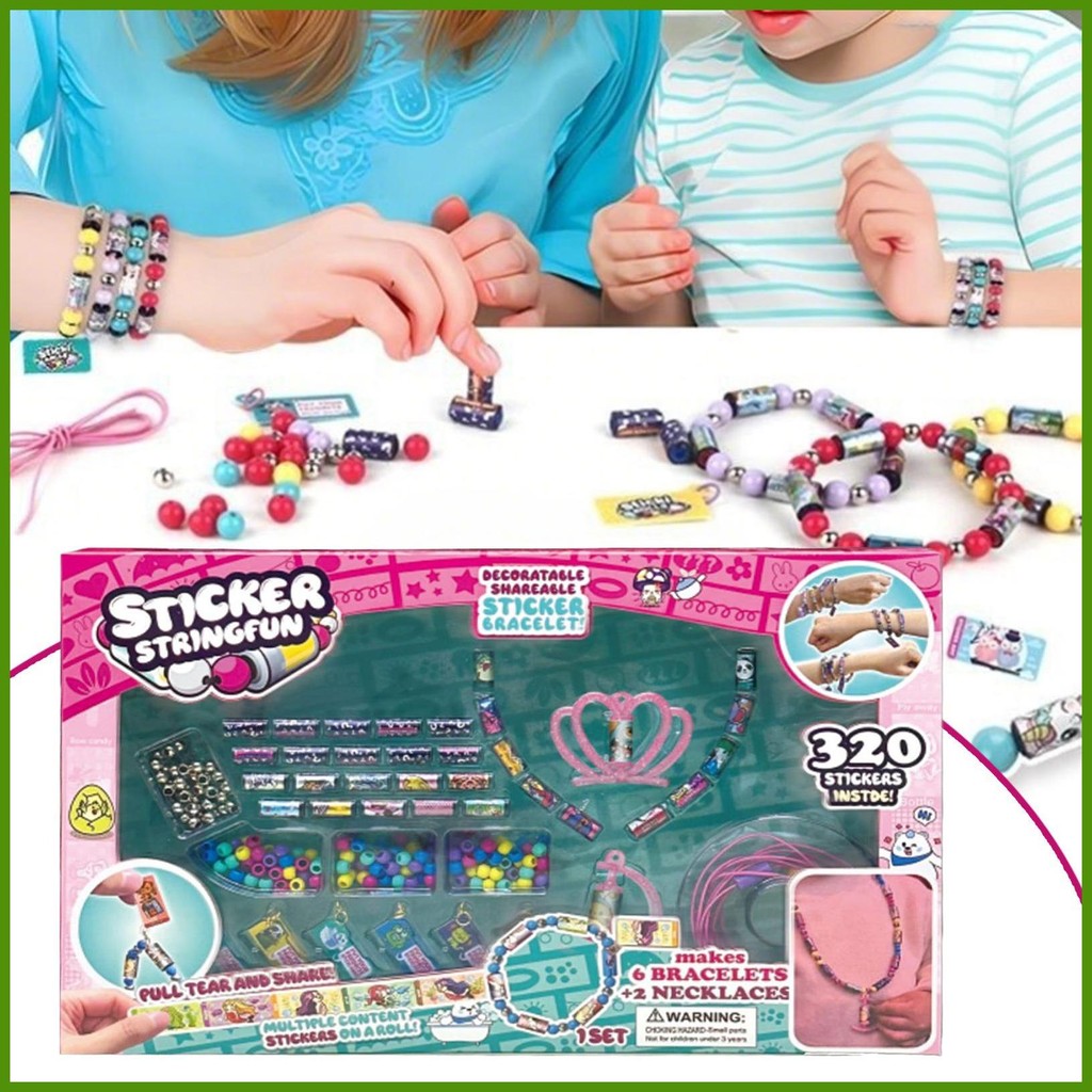 Sticky Bracelets Roll Wearable Shareable Sticker Roll Bracelet Handmade ...