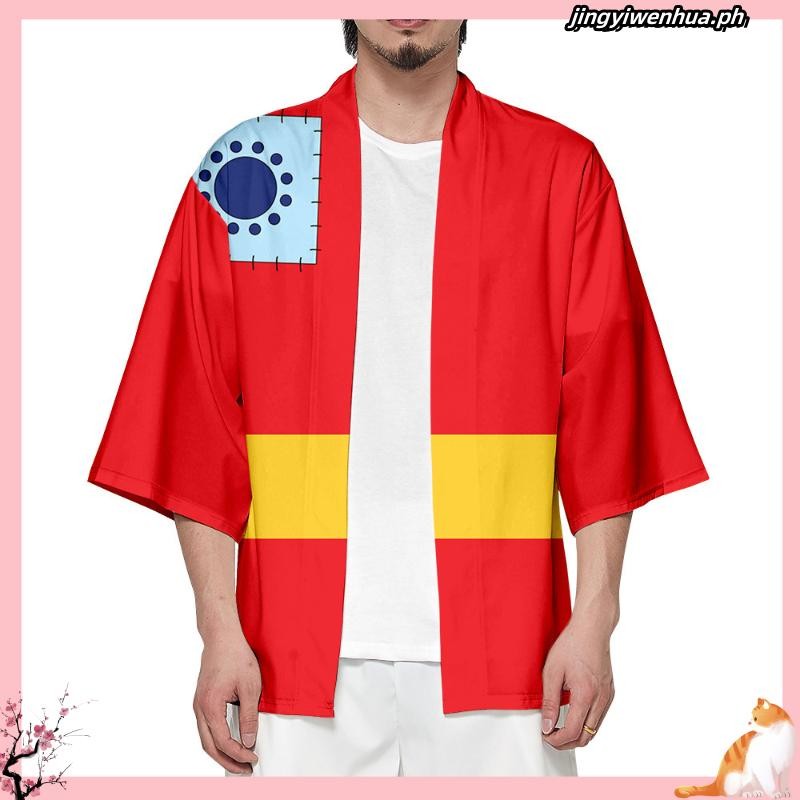 Monkey D Luffy Fashion Anime One piece Beach Yukata Japanese Cardigan ...