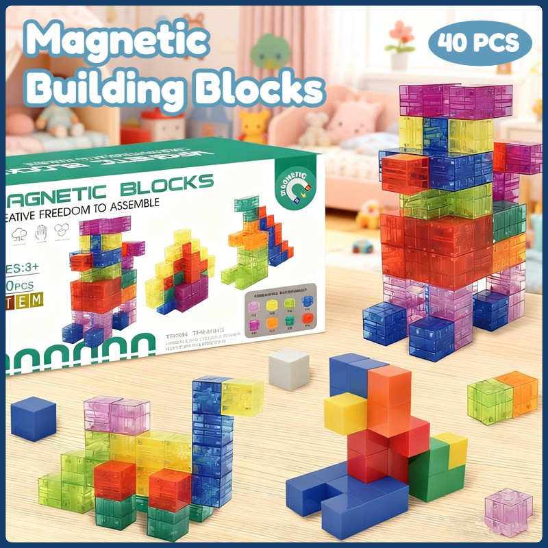 Transparent Magnetic Building Blocks for 3D Spatial Thinking ...