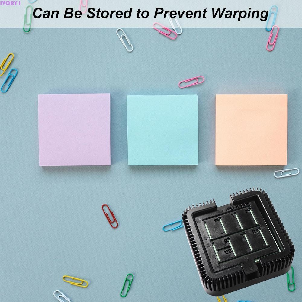 IVORY1 Sticky Note Holder, Self-sticky Notes Drawing Template Note ...