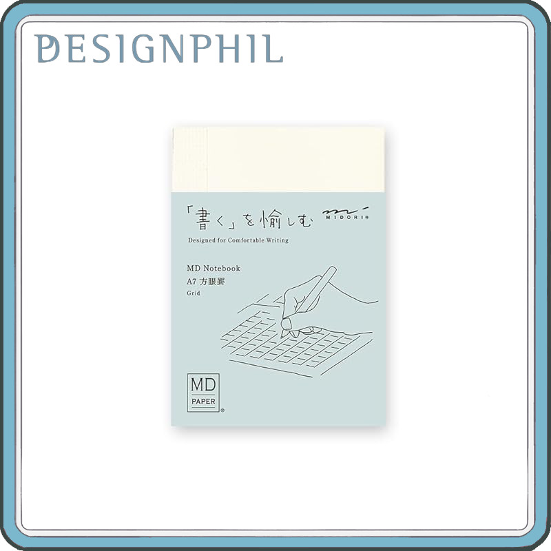 MIDORI MD Notebook A7 Set of 3 - Blank, Graph, and Lined Options ...