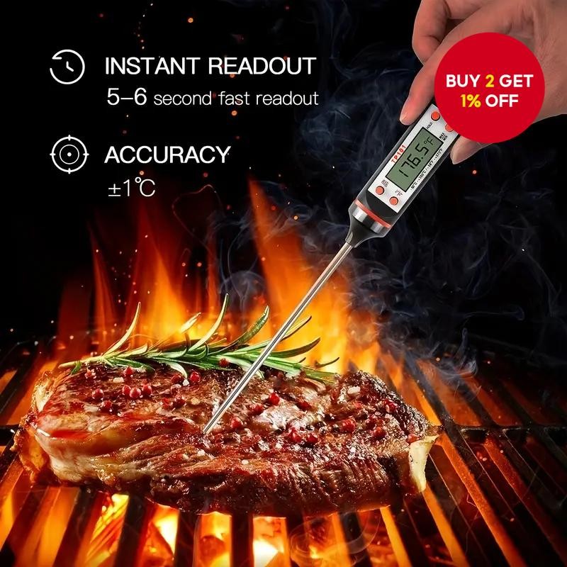 1pc New Digital Kitchen Cooking Food Probe Thermometer for BBQ ...