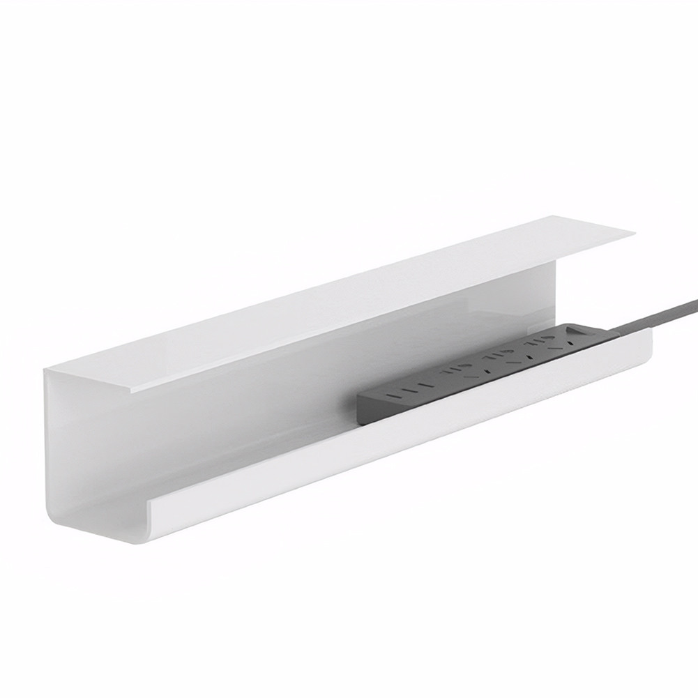 Under Desk Cable Management Tray Self Adhesive Cable Storage Rack Flame ...