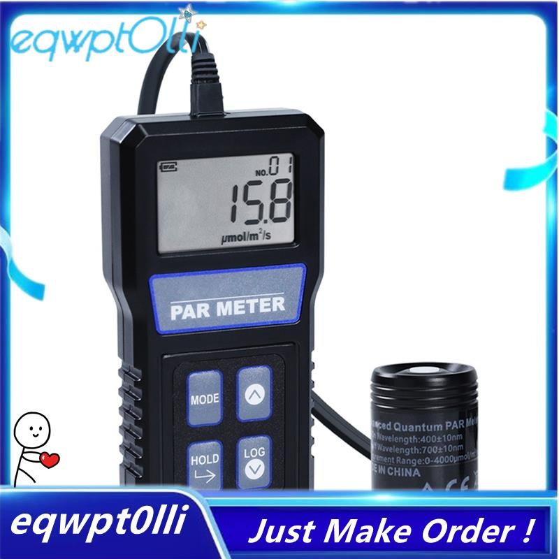 ^eQQ^Digital PAR Meter IP68 Waterproof Probe Full Spectrum Quantum ...