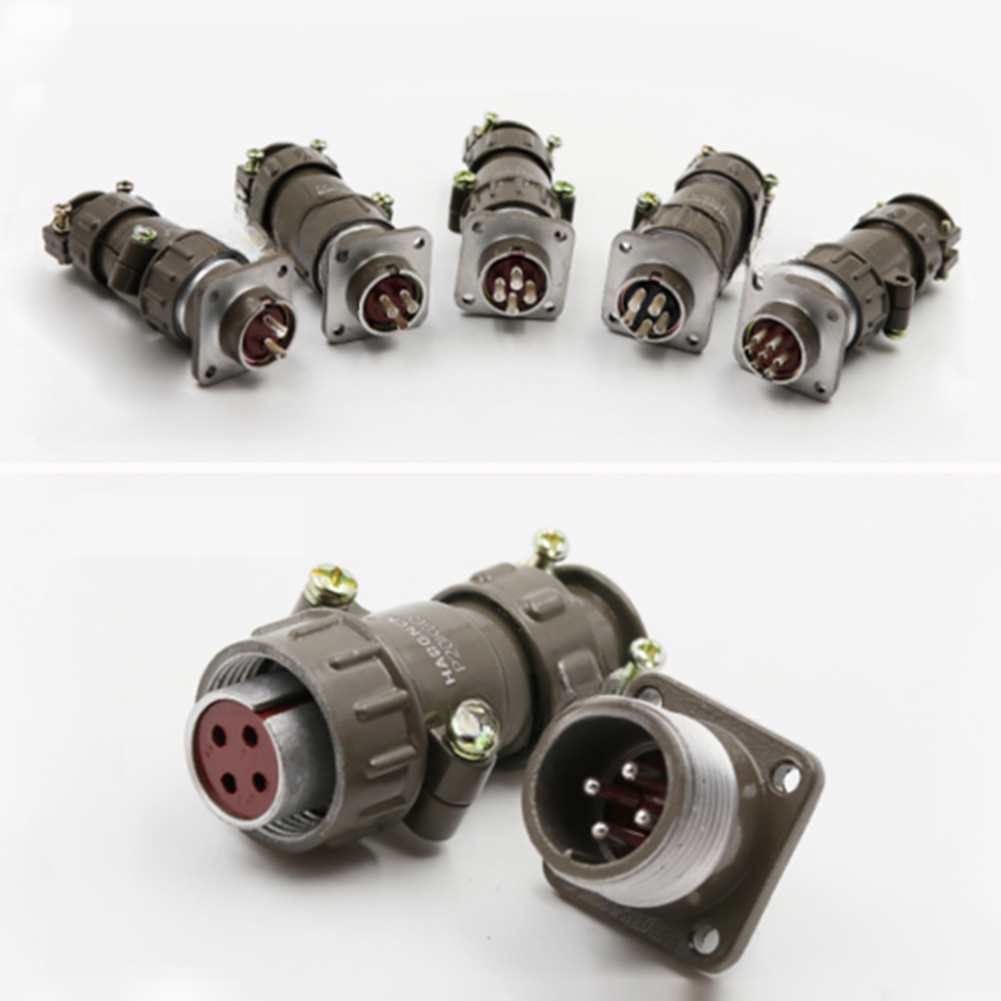 Secure Circuit Connection Metal P20K6Q Contacts Aviation Plug Panel ...