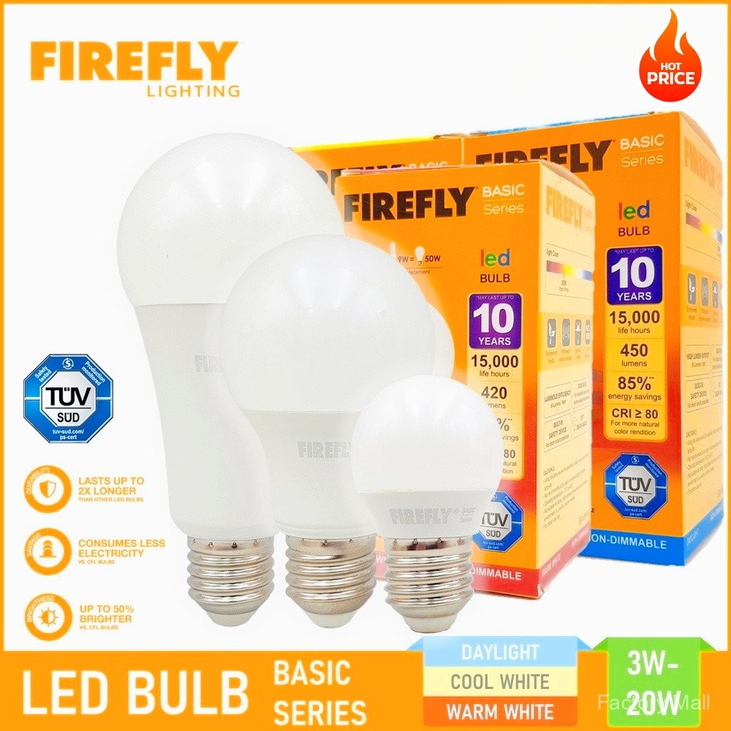 FIREFLY LED BULB - 85% Energy Saving | Long Lifespan |Home & Office Use ...