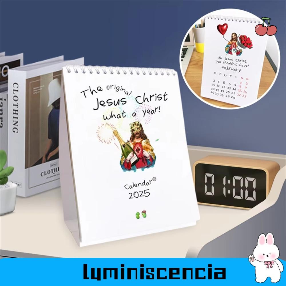 LUMINISCENCIA Jesus Calendar, Hanging On Wall Inspiring Painting Christ ...