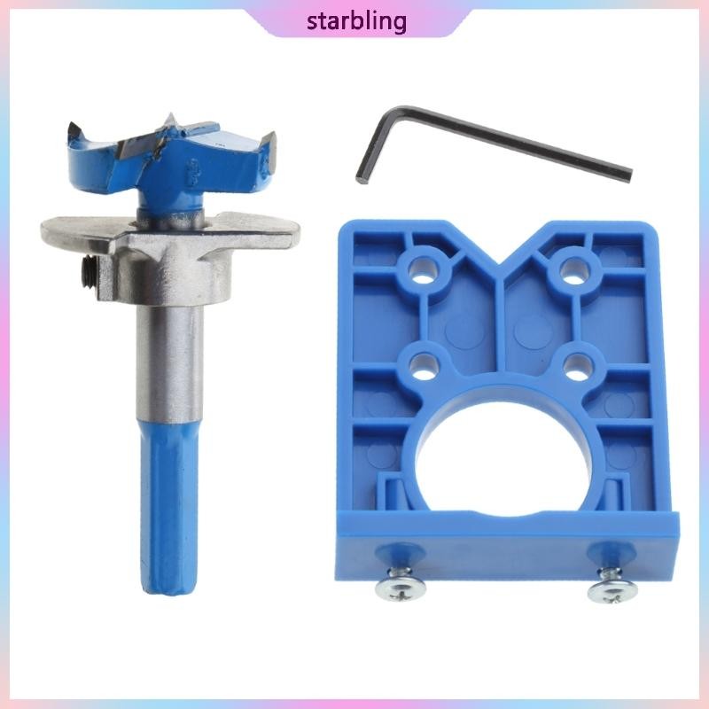 Star 35mm Concealed Hinge Jig Kit Forstner Drill Guide for DIY Cabinet ...