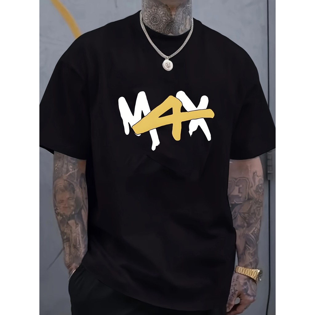 Max Verstappen Racing T-Shirt - Vibrant Yellow with Bold White ...