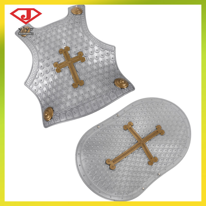 for Children's Armor Shield Set Knight Cosplay Costume Mask Breastplate ...