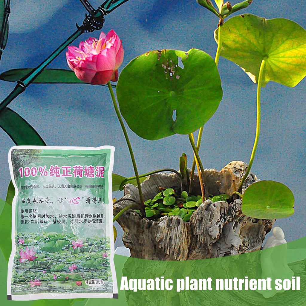 Natural Aquatic Plant Soil Premium Nutrient Rich Media for Water Lily ...