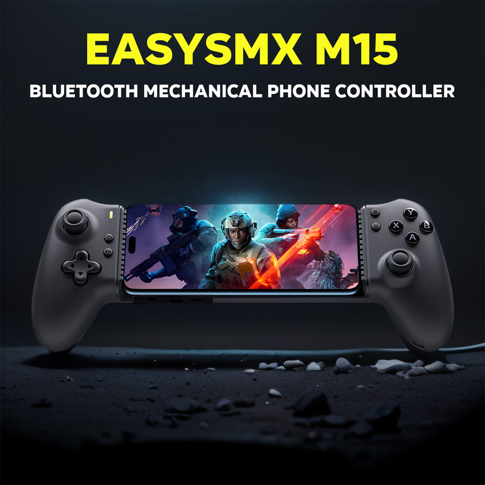 EasySMX M15 Ultimate Bluetooth Mobile Phone Controller for Android/iPhone/Cloud Gaming/Xbox Game ...