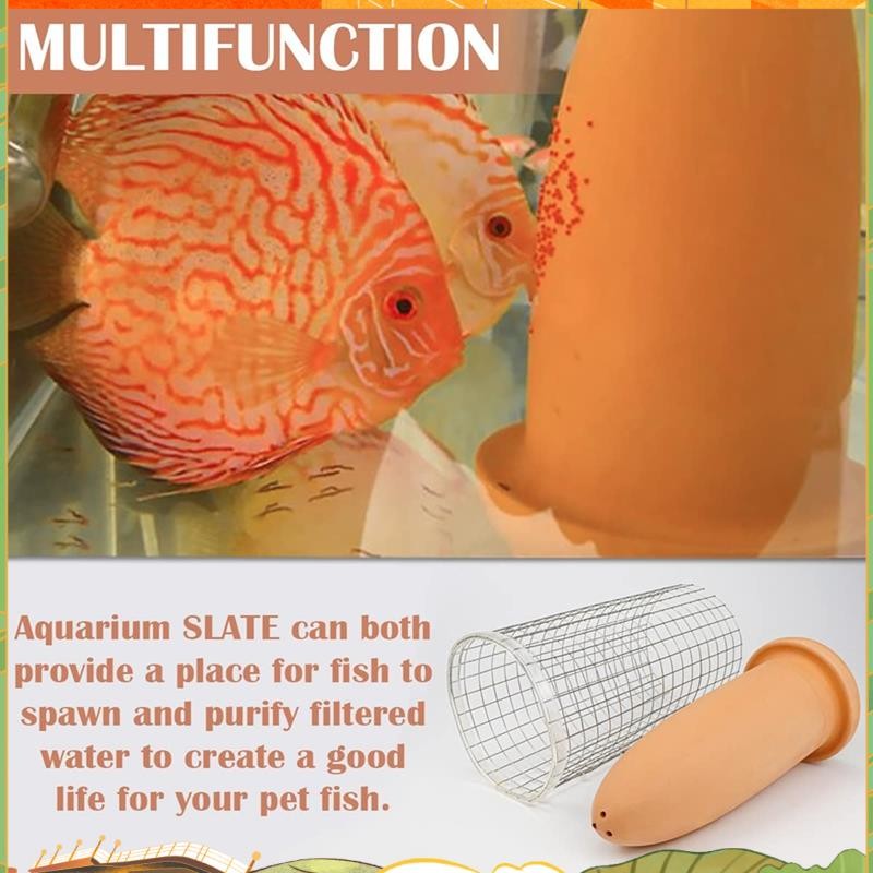 Spawning Bucket Fish Incubator Breeding Cone Aquarium Decoration Tank ...
