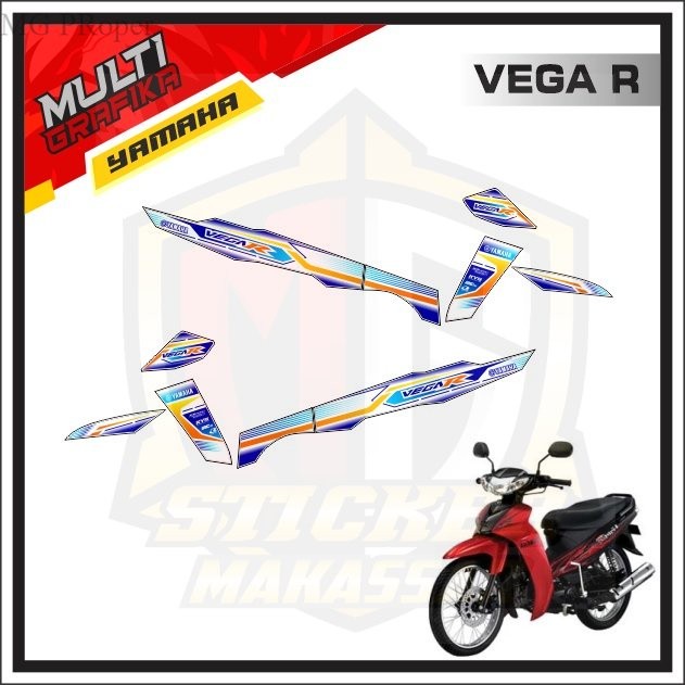Sticker Striping Decal Decal Sticker YAMAHA VEGA R Custom Premium Motif ...