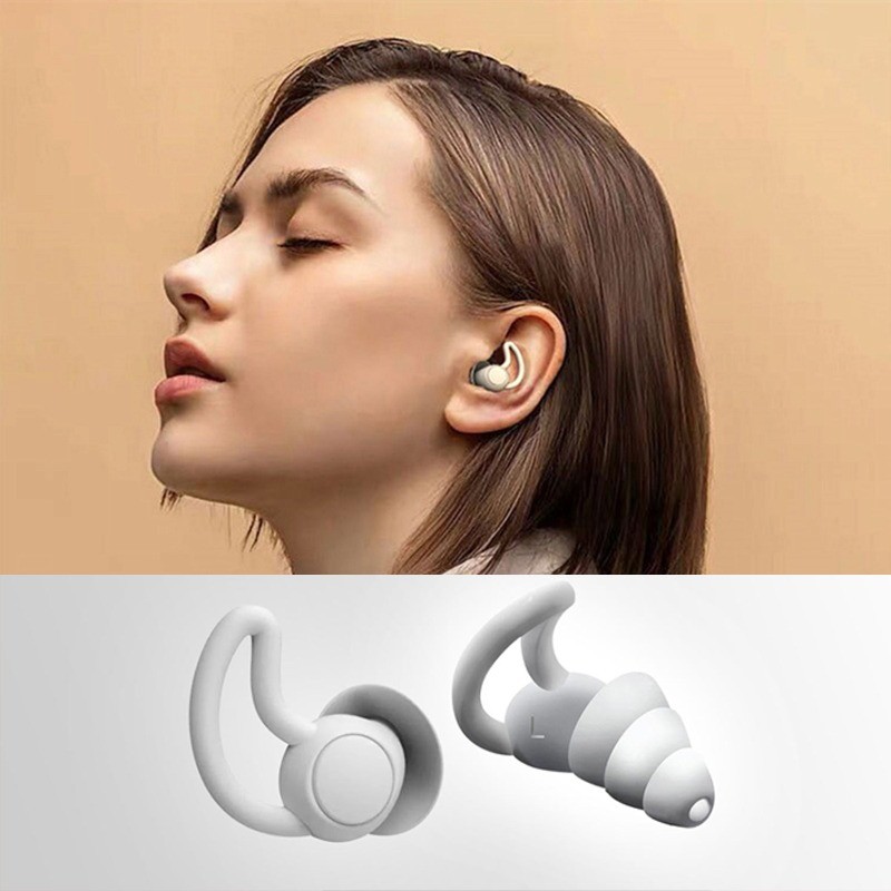 Soundproof Earplugs Noise Reduction Ear Plugs Comfortable Silicone ...