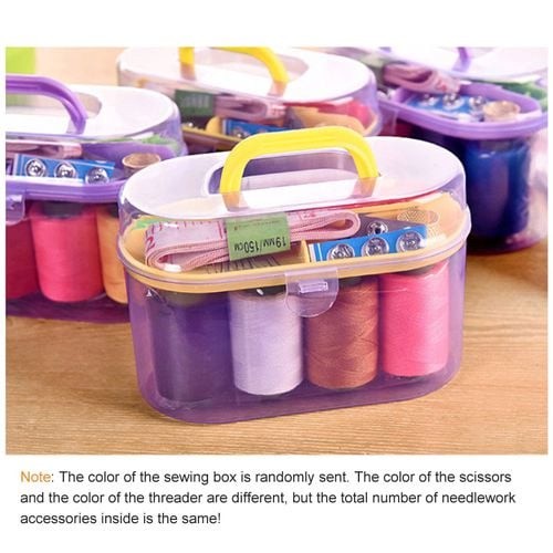10 in1 Sewing Kit Box Set Small Household Sewing Tools Portable Sewing ...