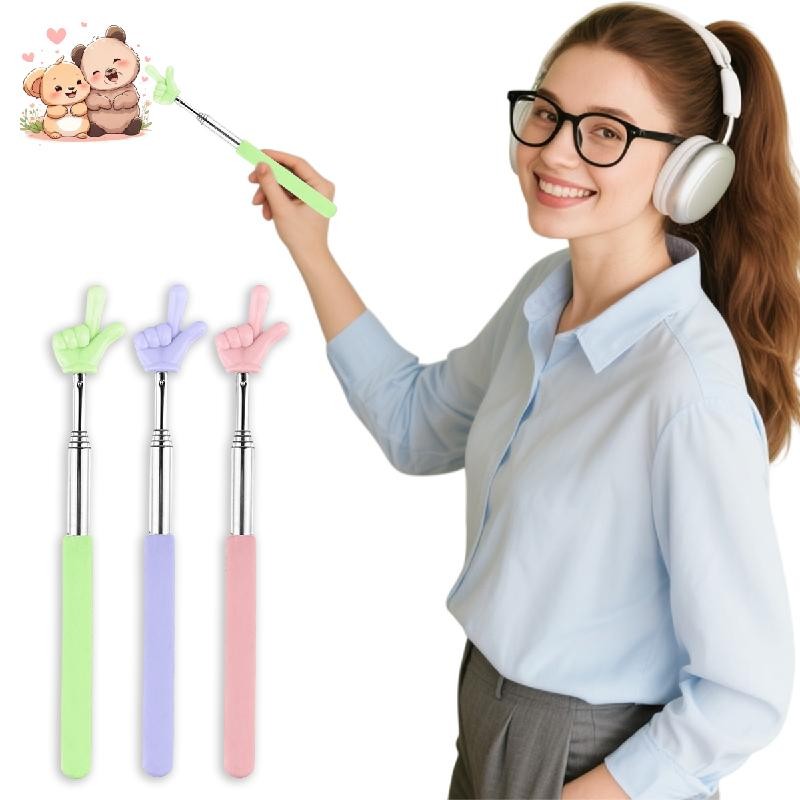 Retractable Teacher Pointer Finger Design StainlessSteel Telescopic ...