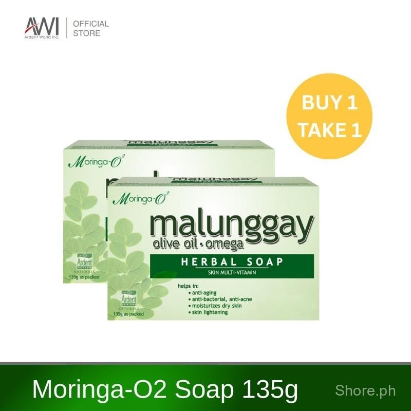 [BUY 1 TAKE 1] Moringa-O2 Soap 135g | Shopee Philippines