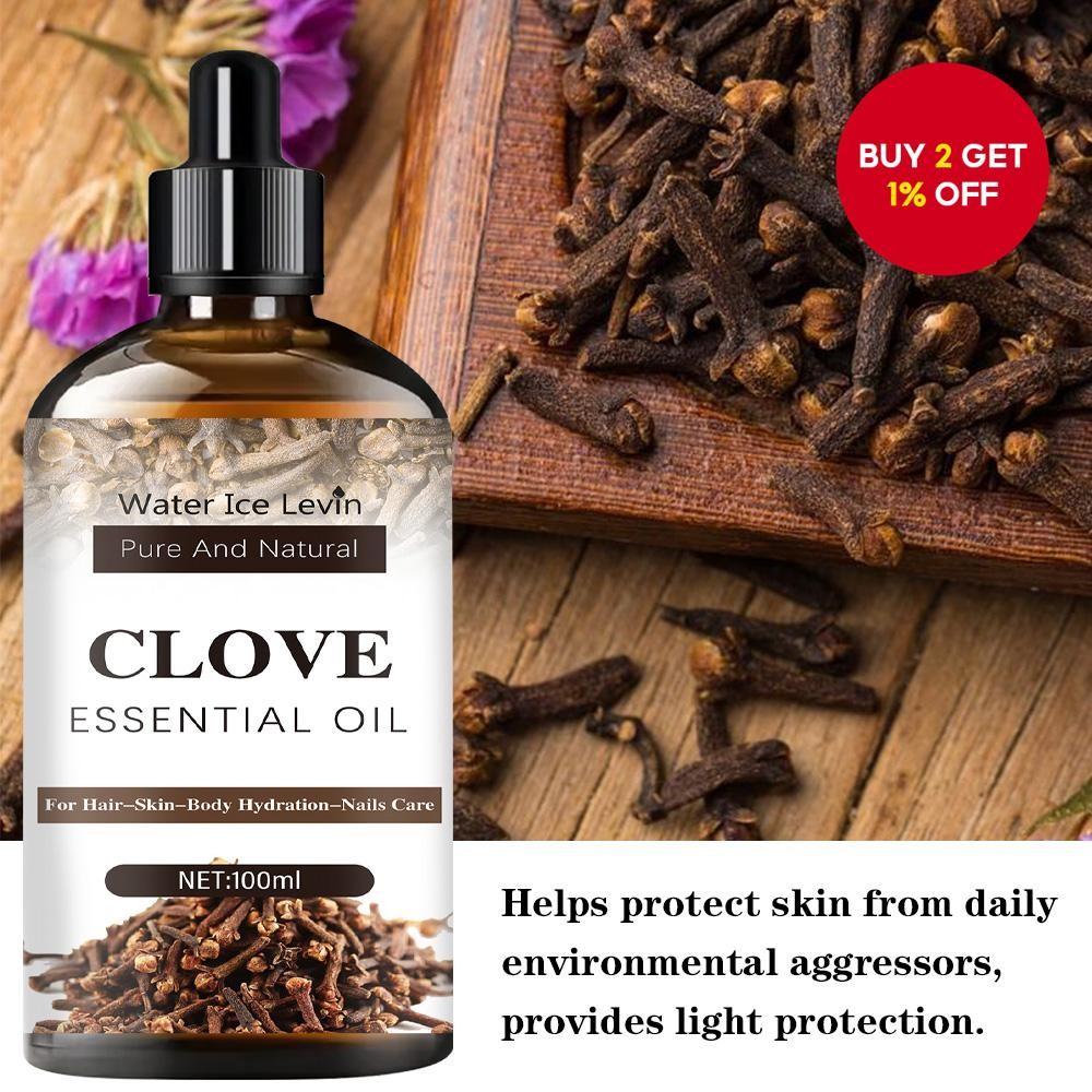 New Clove Essential Oil - Versatile Oil for Face, Body, and Hair; Plant ...