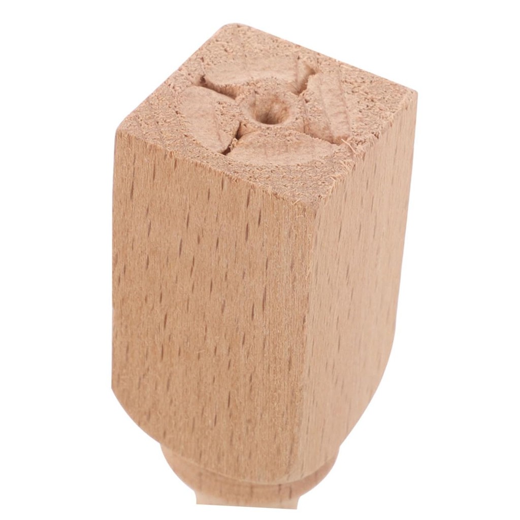 2Pcs Unpainted Wooden Baluster Spindles Solid Wood Decorative Posts for ...