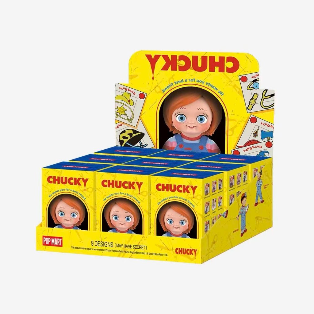 P POPMART POPMART Halloween Chucky Chucky Resurrection Series Mystery ...
