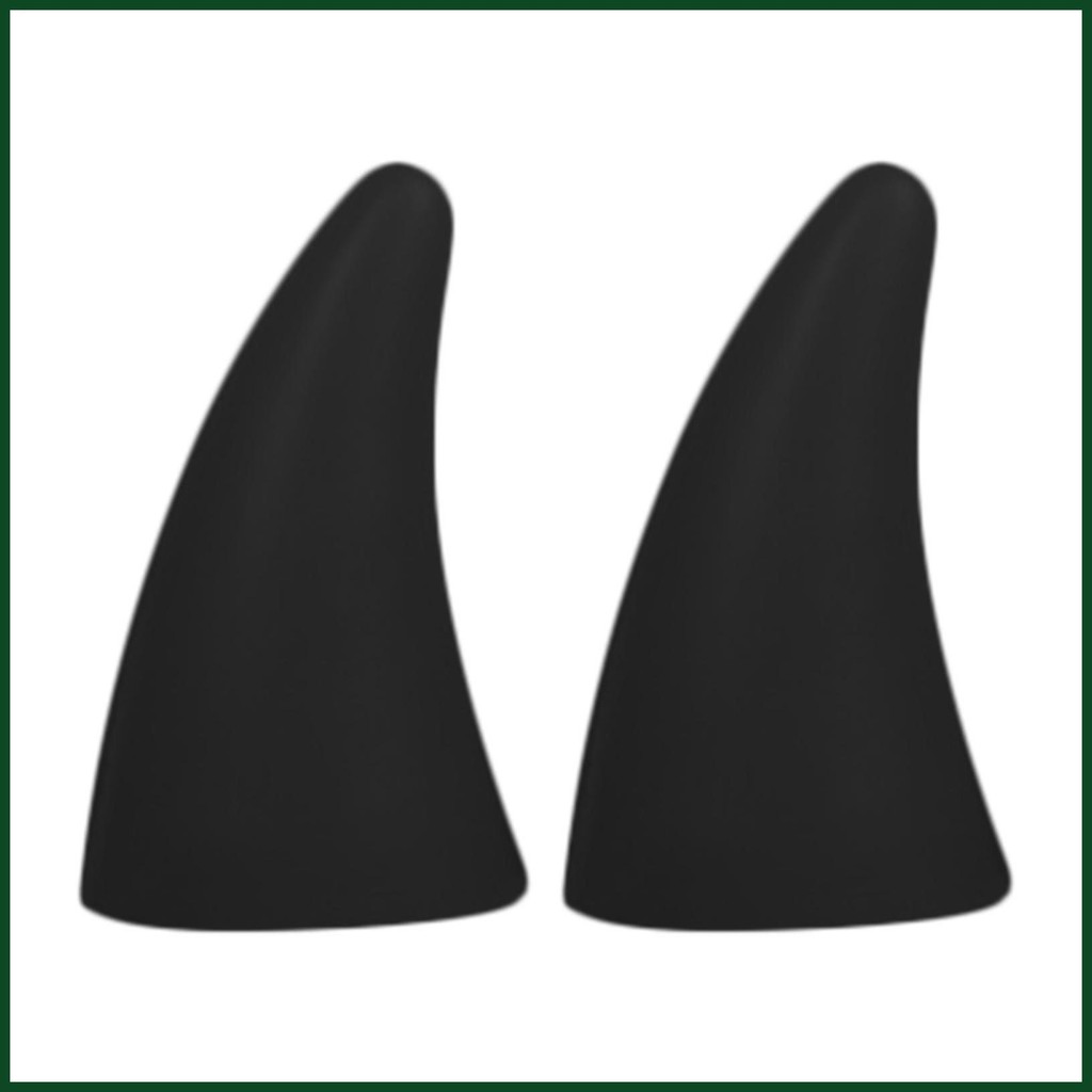 1 Pair 3D Devil Horn Car Roof Decoration Stereo Bull Horn Bumper Hood ...