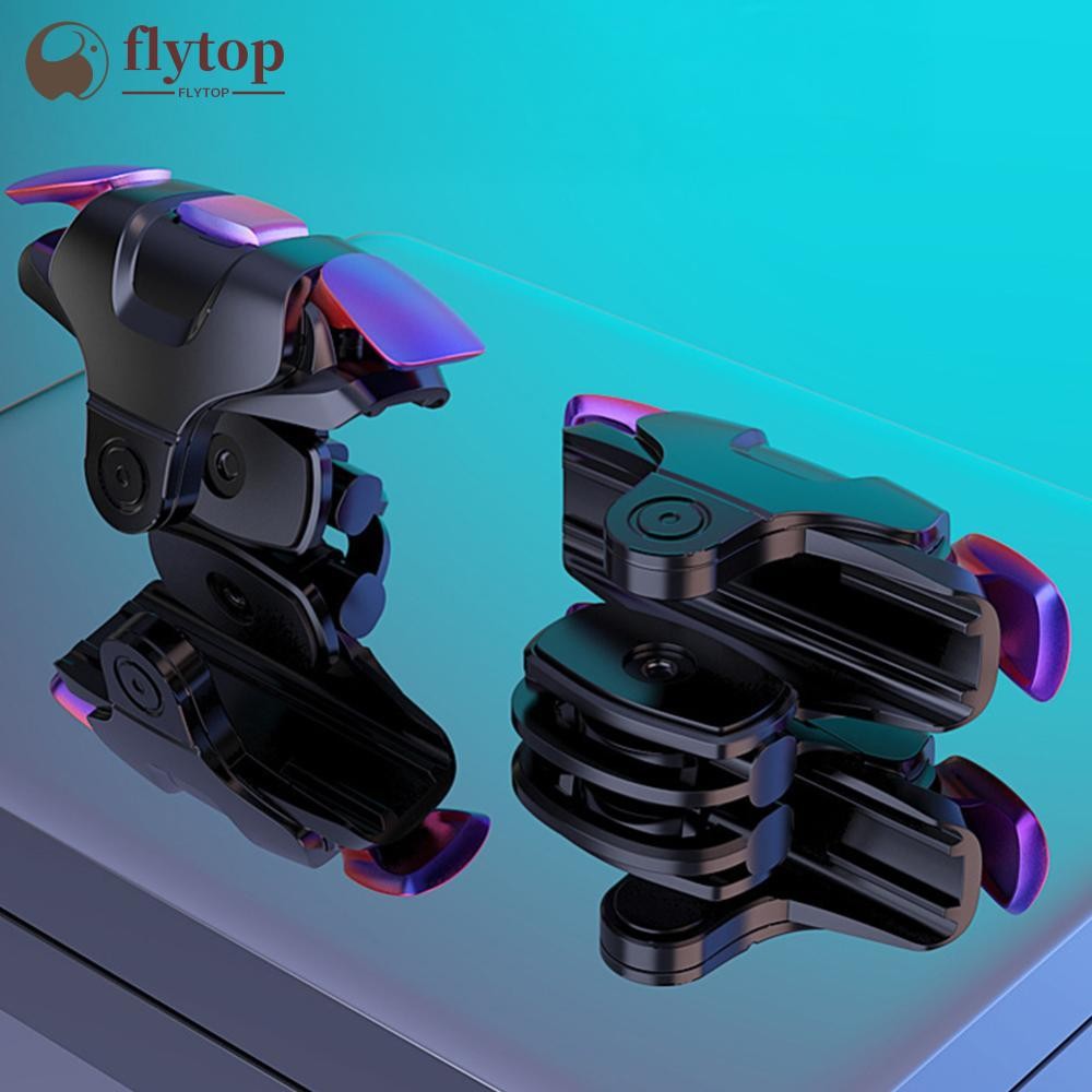 FLYTOP 1Pair Metal Iridescent Button Game Controller Grips King Chicken ...