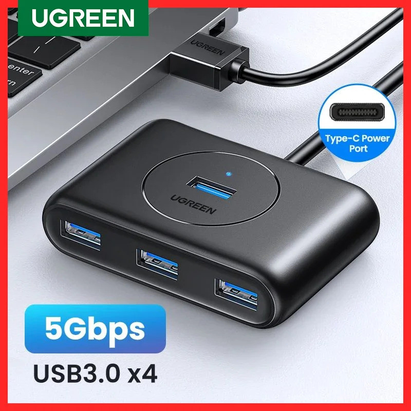 UGREEN USB Hub 5Gbps 4 Ports USB 3.0 HUB Splitter for Hard Drives USB ...