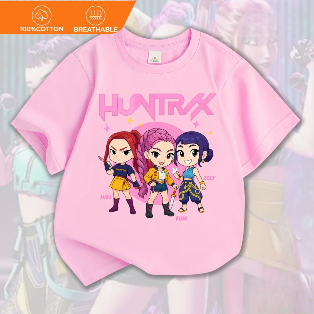 COD Kitten Huntrix Kpop Demon Hunters Print Loose Pure Cotton Tshirt ...
