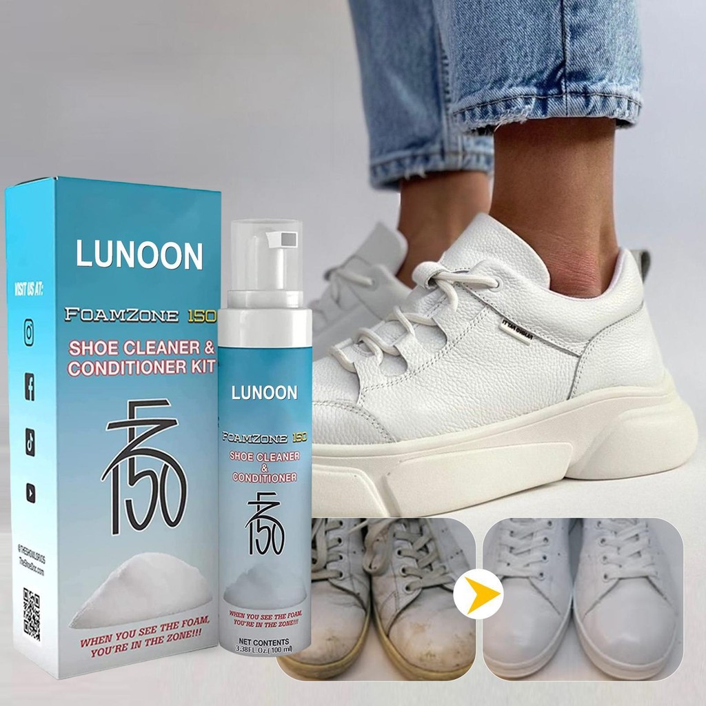 Travel Shoe Cleaner Kit Shoe Cleaning Kit for White Sneaker Nubuck and ...