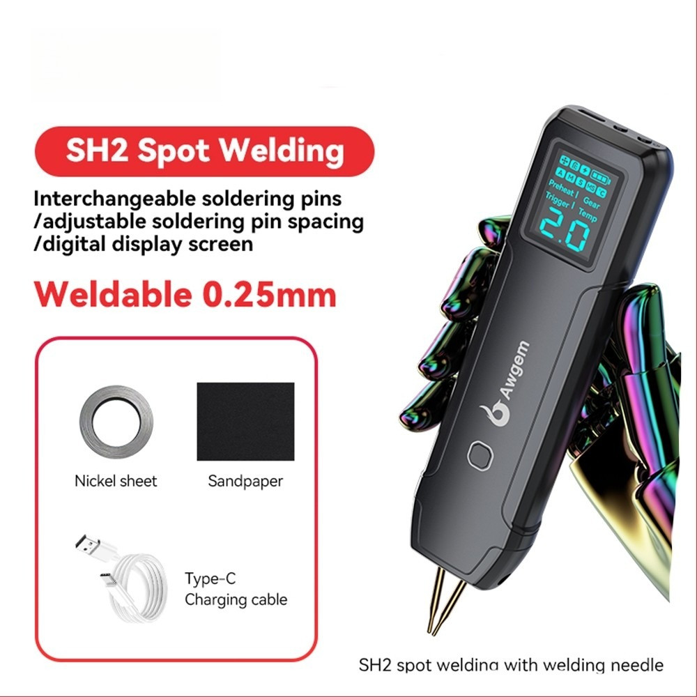 Mini Portable Spot Welder Handheld Spot Welding Machine 18650 Mobile ...