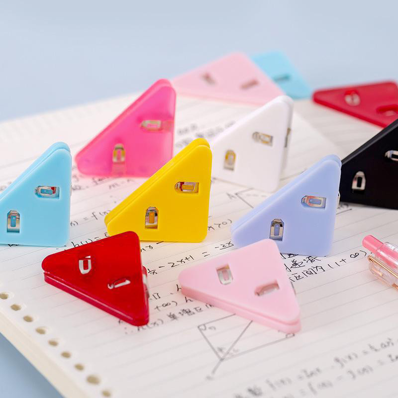 10pcs/pack Plastic Triangle Corner Clip Office Organizer Storage ...