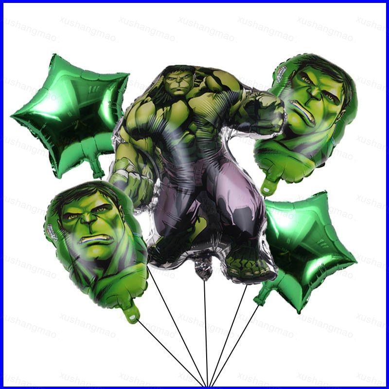 5pcs Marvel The Avengers Hulk Theme Party Decor Set Kids Baby Birthday ...