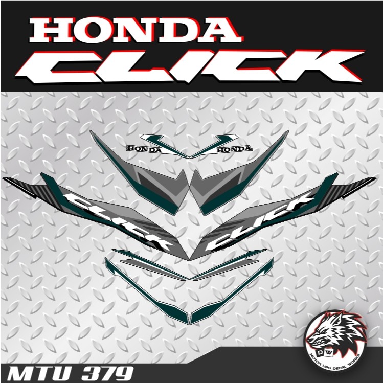 Honda click V3 Premium Decal, Easy install | Shopee Philippines