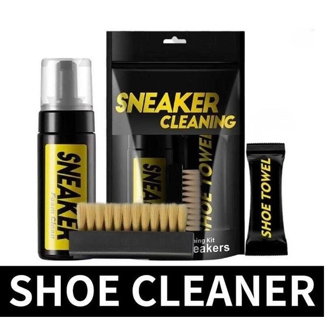 3in1 Shoe Cleaner Premium Foam Sneakers Dry Cleaning Kit With Sneaker ...