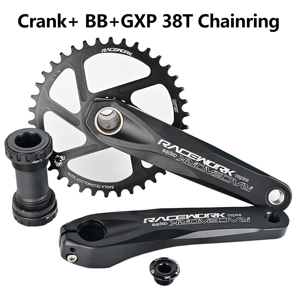 RACEWORK GXP Mountain Bike Crankset Left and Right Cranks170/175mm ...